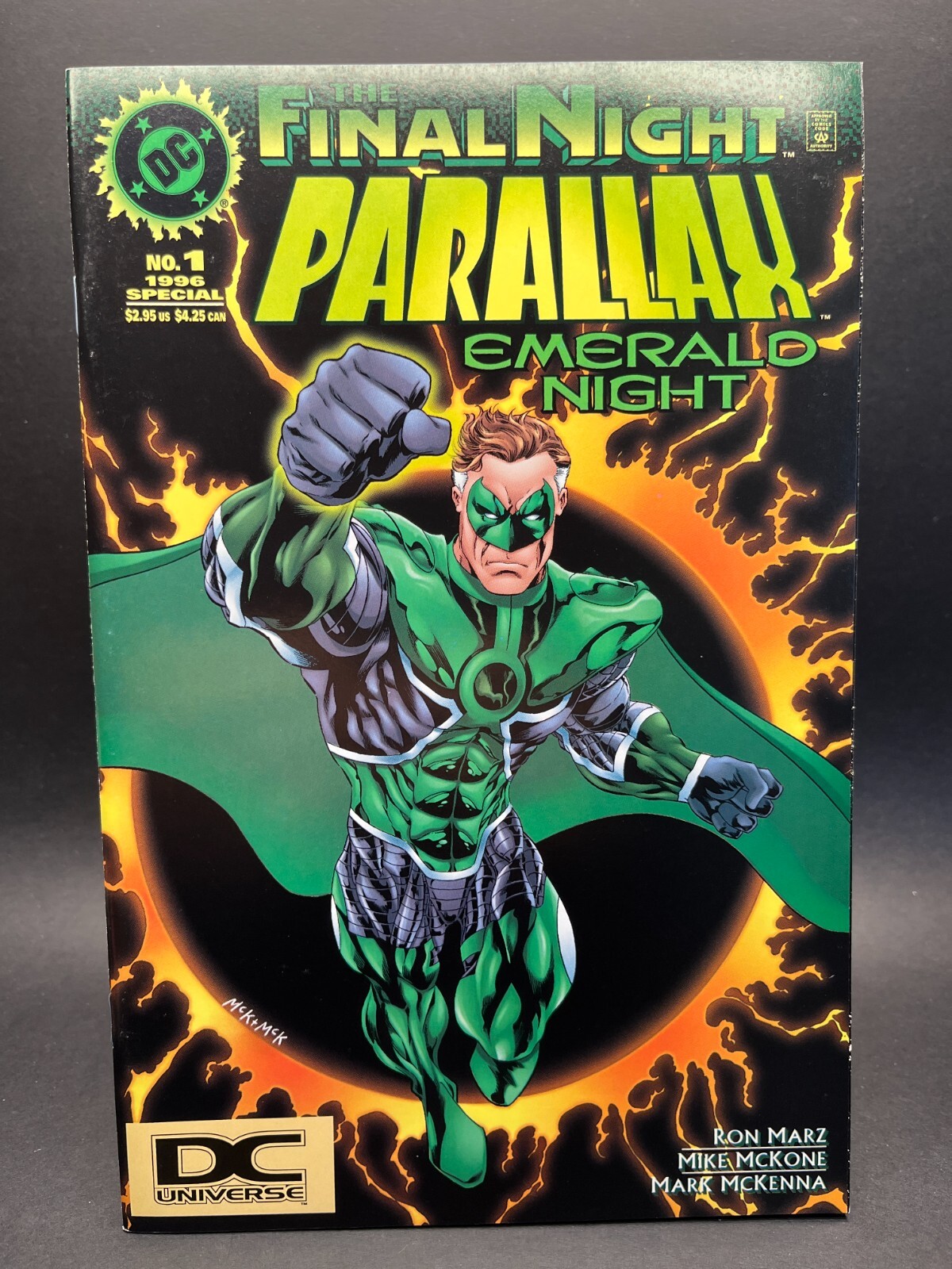 Parallax Emerald Night 1 Green Lantern DCU DC Universe LOGO Variant ...