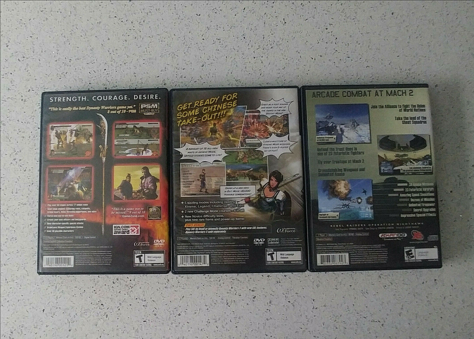 3 Sony Playstation PS2 Cases W/Manuals N0 Games Xtreme Legends, Dynasty ...