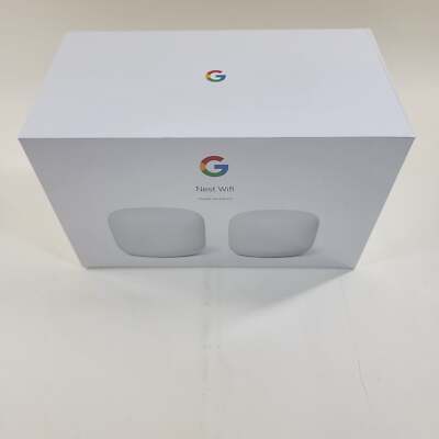 New Google Nest WiFi Router and Point Dual Band GA00595-US 2.4GHz/5Ghz ...