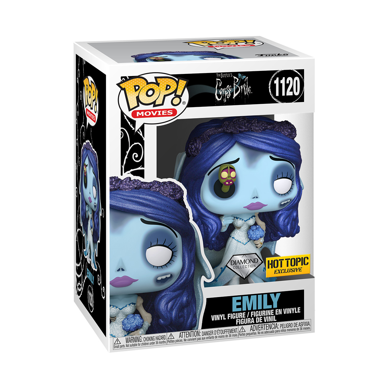 Funko Pop! Vinyl: Corpse Bride - Emily (Diamond Glitter) - Hot Topic ...