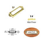 12pcs Cabinet Drawer Door Box Tag Label Pull Frame Handle File Name ...