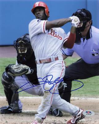 Jimmy Rollins Phillies Signed 8x10 Photo Autograph PSA/DNA AL90038 | eBay