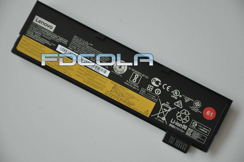 3cell 61 New Genuine 01AV490 Battery for Lenovo ThinkPad T470 T480 T570 ...