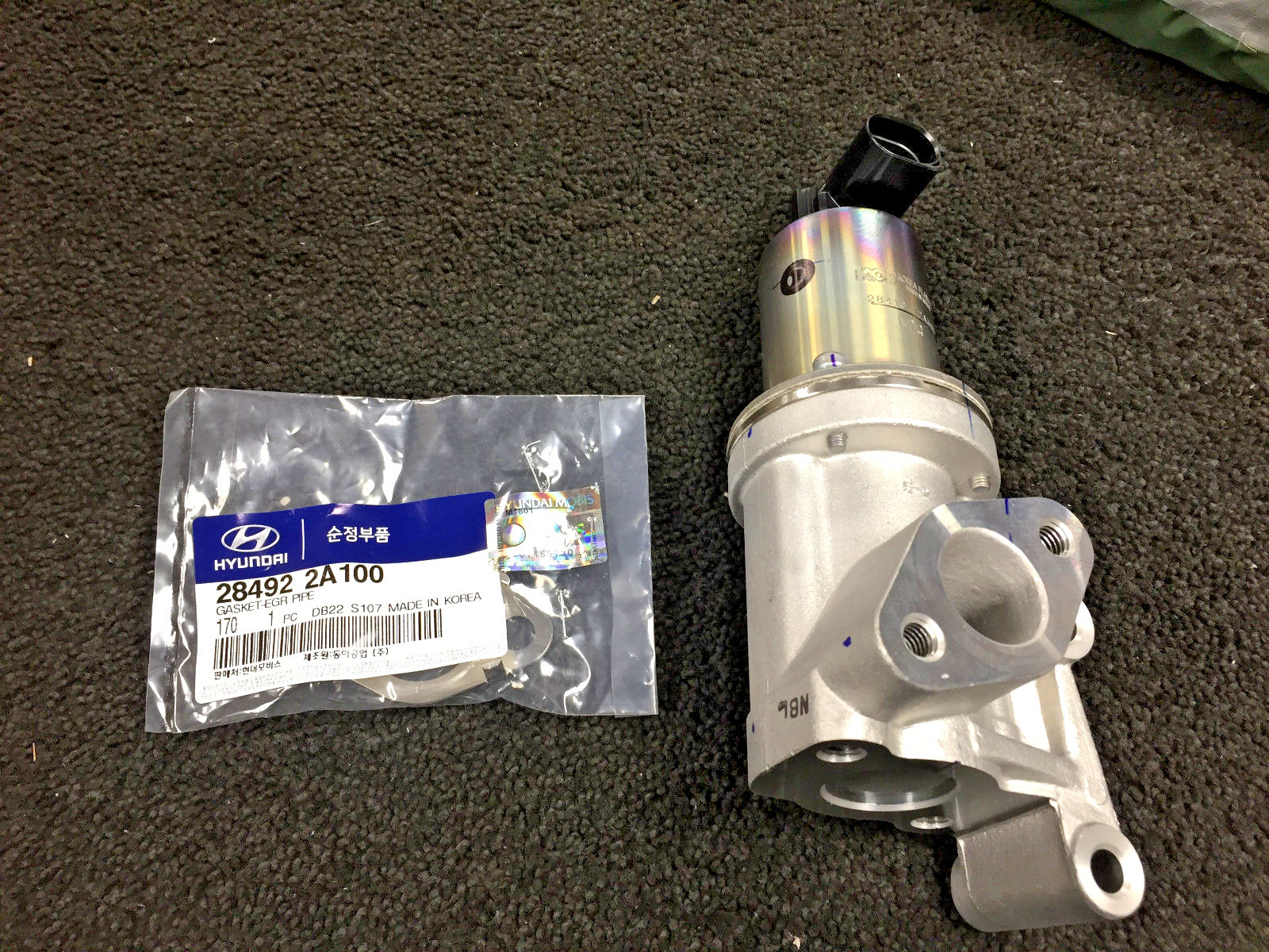 EGR VALVE 284102A300 FOR HYUNDAi i30 i20 ACCENT 1.4 1.6CRDi iX20 5PIN ...