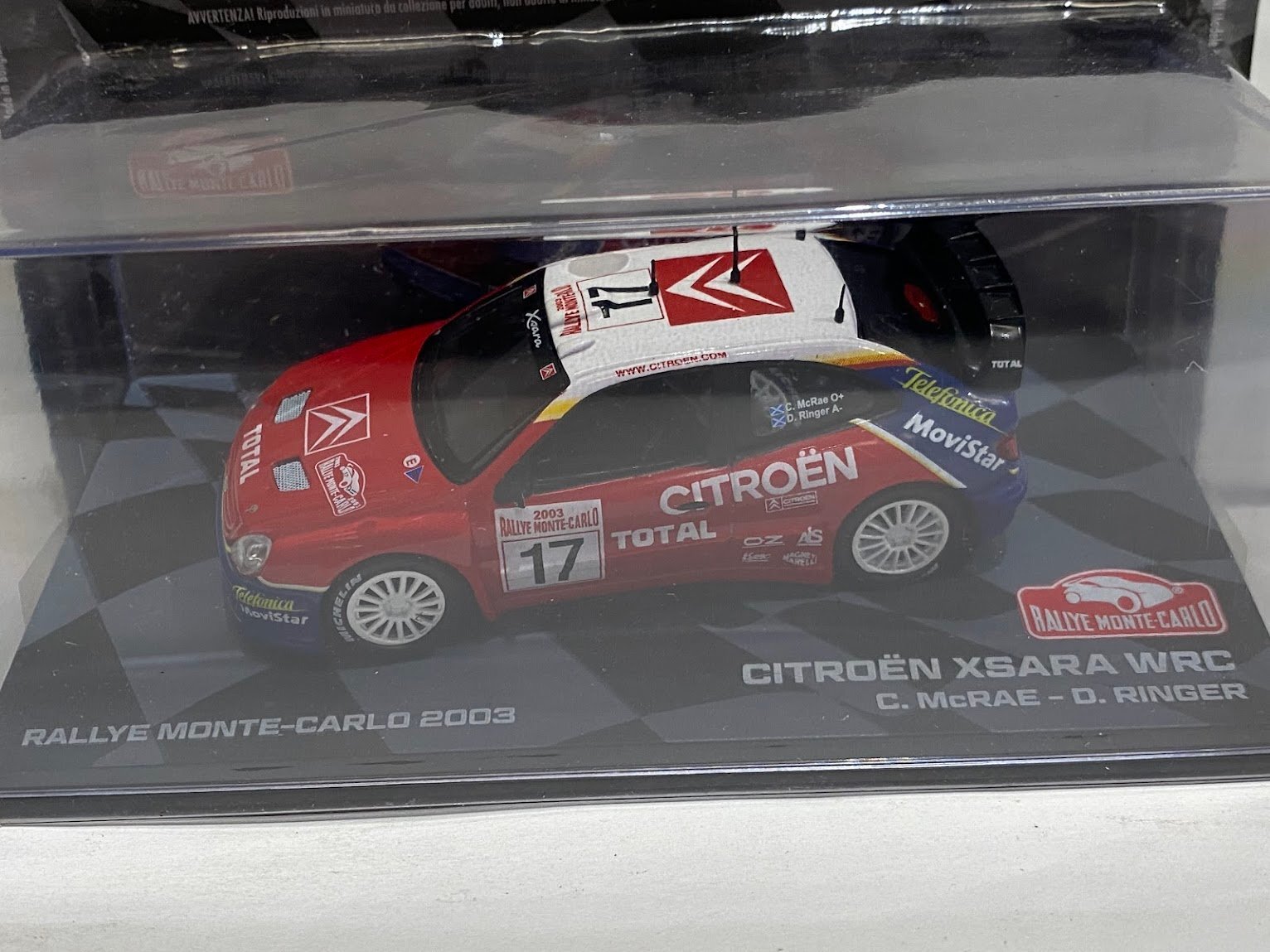 Citroen Xsara WRC Colin McRae 2003 Rally Montecarlo 1:43 Ixo Altaya ...