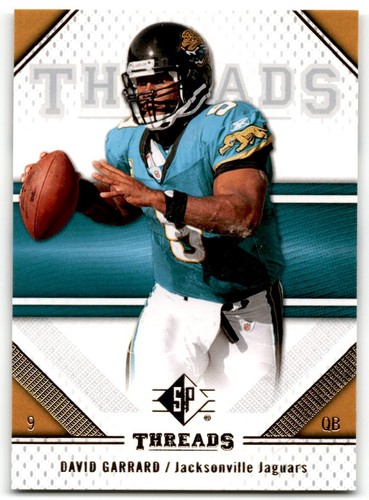 2009 SP Threads David Garrard Jacksonville Jaguars #25 | eBay