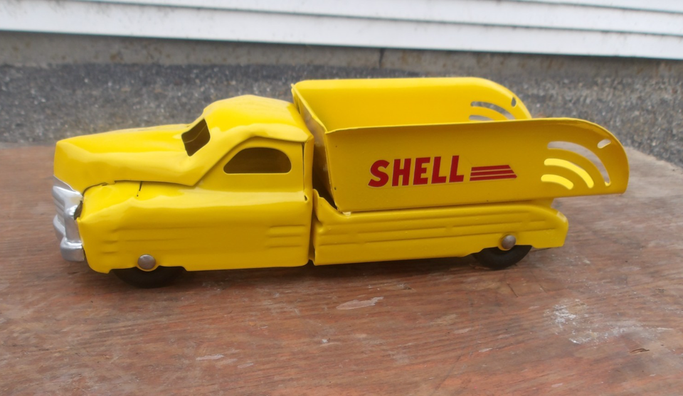 BUDDY L SHELL OIL DELIVERY TRUCK RESTORED WITH POWDER COAT 1949 | eBay