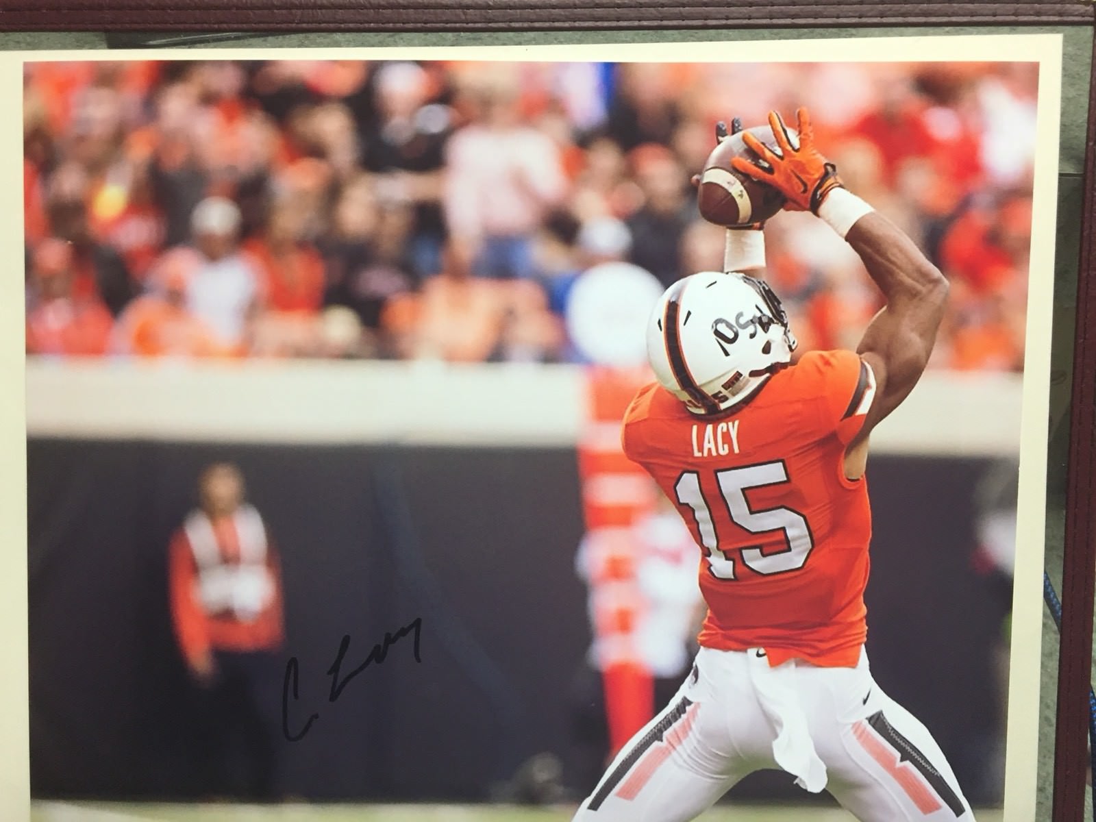 Chris Lacy Autographed Oklahoma State Footbalm 8x10 Photo Coa NFL | eBay