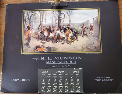 S.L. Munson, Albany, NY, 1904, Calendar, Napoleonic? | eBay