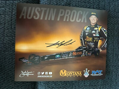 Austin Prock Signed Promo Card Nhra Drag Racing Autographed 2023 | eBay