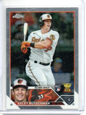 2023 Topps Chrome Adley Rutschman Rookie Card #1 Orioles RC | eBay