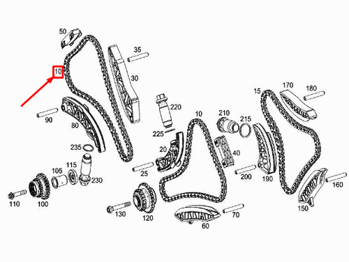NEW MERCEDES-BENZ E W213 ENGINE TOOTH CHAIN A0009933578 ORIGINAL | eBay