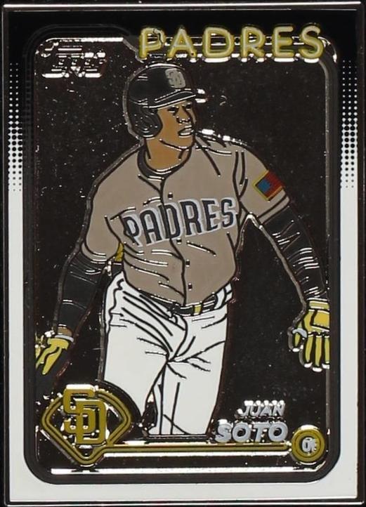 2024 Topps Series 1 - Super Box Enamel Trading Pins Juan Soto #10 for ...