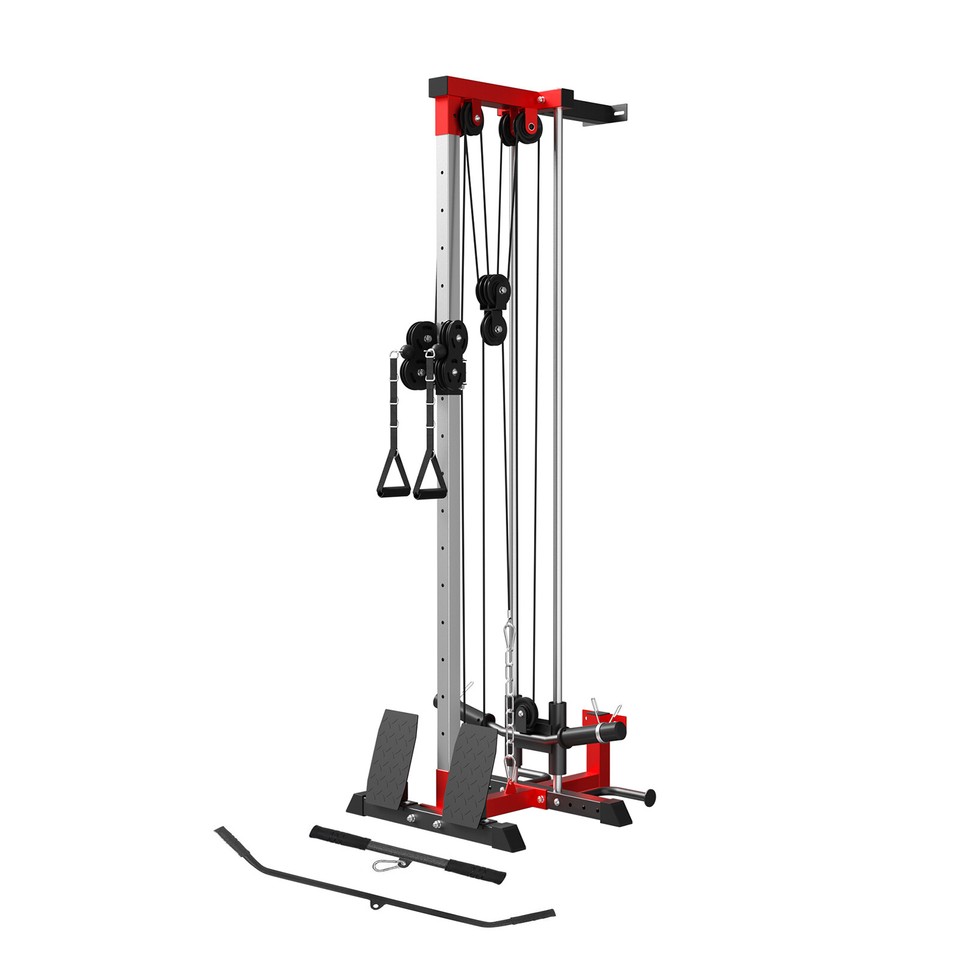 Wall Mount Cable Station Pull-Down 18 Positions High/Low Cable ...