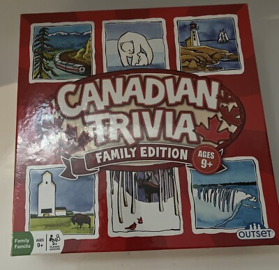 Canadian Trivia Family Edition Game Board | eBay