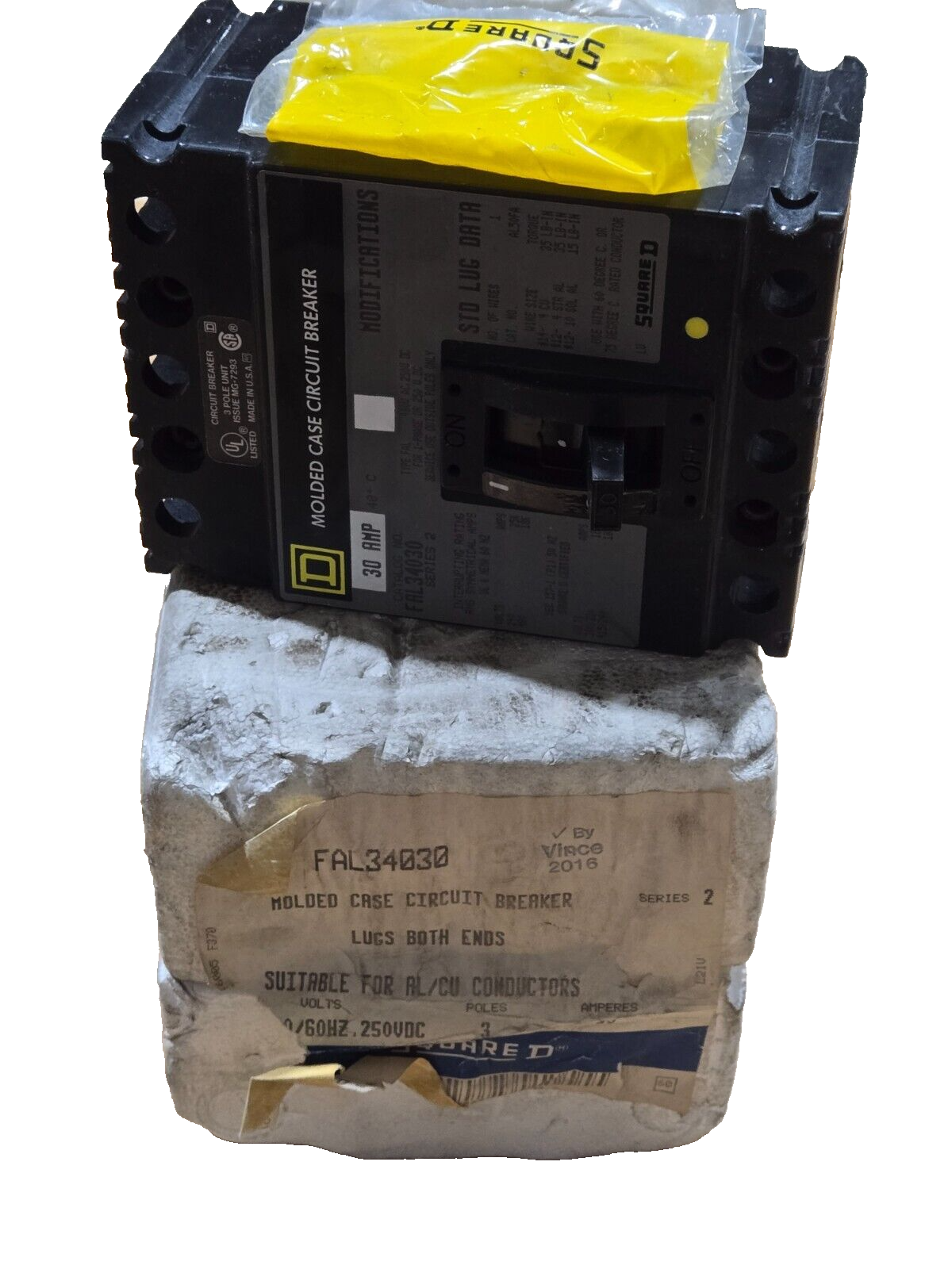 SQUARE D FAL34030 30A 480V 3-POLE CIRCUIT BREAKER NOS | eBay