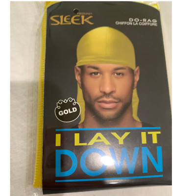 Sleek I Lay It Down DO-RAG Yellow Cap | eBay