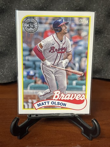 Matt Olson 2024 Topps Series 1 1989 Topps Baseball #89B-74 Atlanta ...