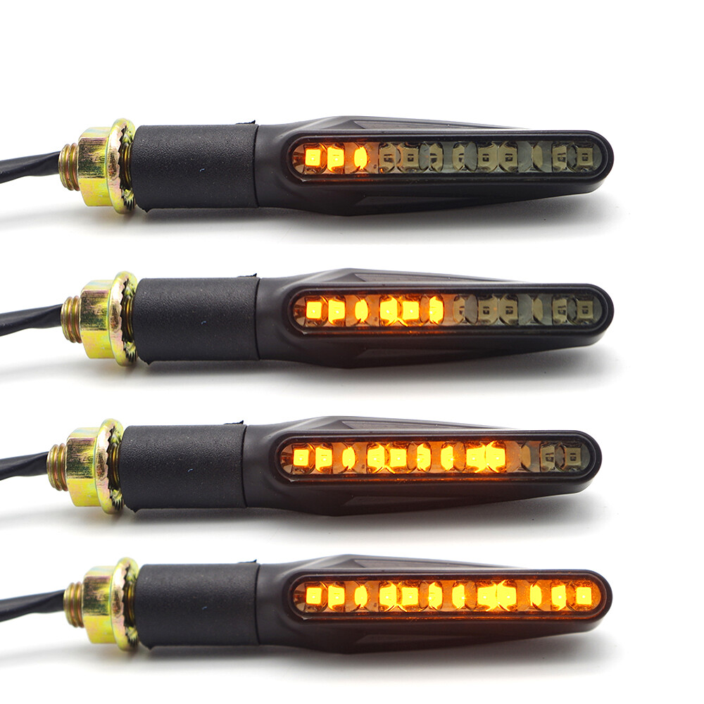 4X Motorcycle LED Turn Signals Lights Tail Indicators For Yamaha YZF R1 ...