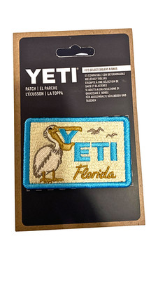 Florida Yeti PATCH Pelican and Flying Seagulls Blue Yeti Patch Florida ...