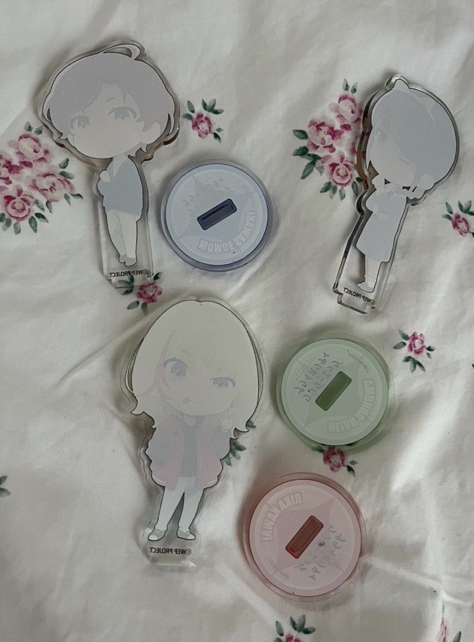 Rare Wonder Egg Priority Mini Standee Set Rika Neiru Mamoe | eBay