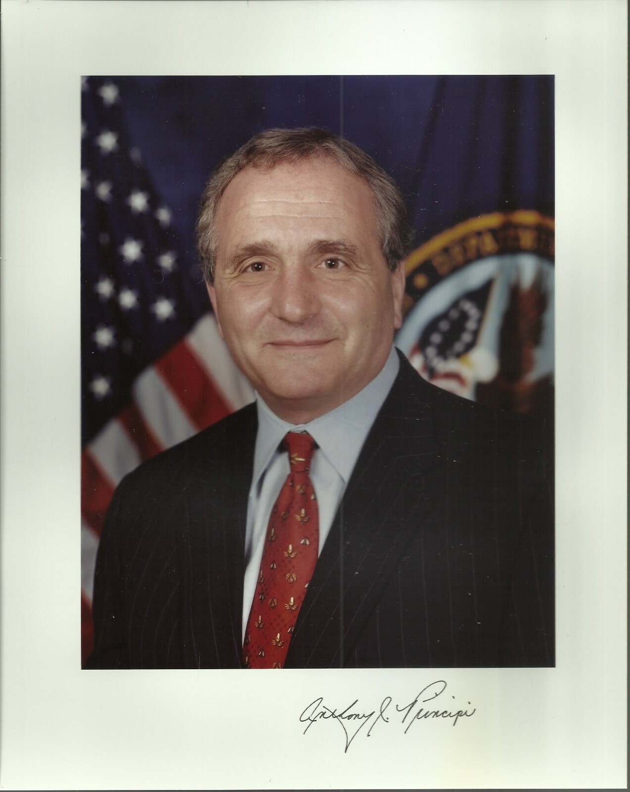 Anthony Principi - Secretary of Veterans Affairs Original Autographed ...