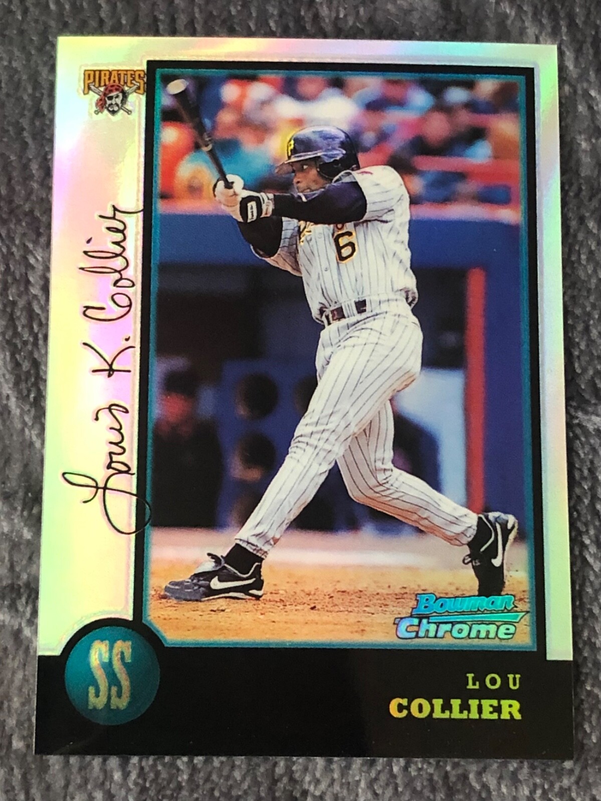 LOU COLLIER 1998 BOWMAN CHROME REFRACTOR PIRATES | eBay