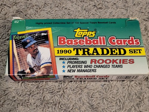 1990 Topps Traded Rookies Baseball Complete Set 132 Cards 41116008979| eBay