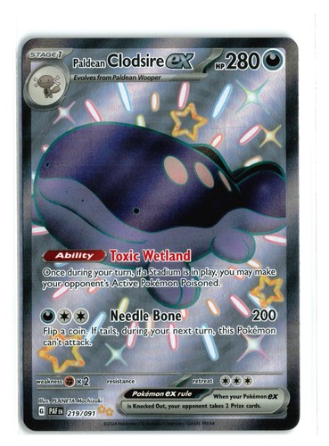 Paldean Clodsire ex 219/091 Full Art Pokemon TCG NM | eBay