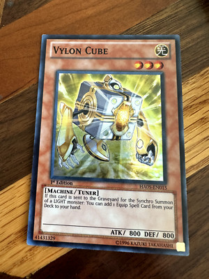 Vylon Cube HA05-EN015 1st Edition Super Rare LP + BONUS | eBay