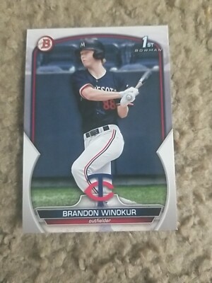 BRANDON WINOKUR 2023 1st BOWMAN DRAFT CARD BD-69 TWINS (FIRST PROSPECT ...