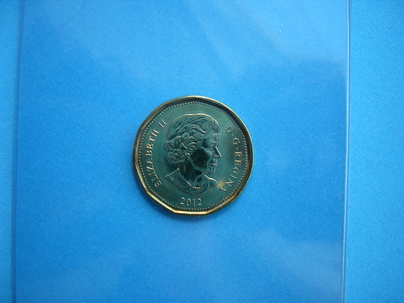2012 100TH GREY CUP CANADA DOLLAR CFL FOOTBALL COIN LOONIE MINT UNUSED ...