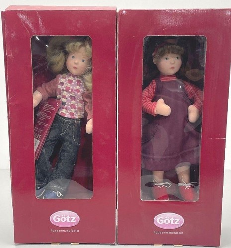 Pair of 11" Jelly Cake & Candy Play Dolls by Gotz Puppenmanufaktur ...