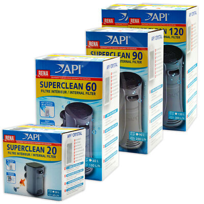 API Superclean Internal Filter Aquarium Crystal Clear Healthy Water ...