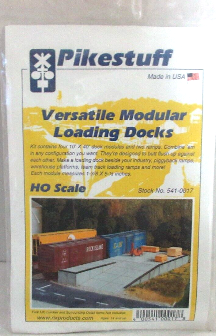 Rix Products ~ HO Scale ~ Versatile Modular Loading Docks ~ 541-0017 | eBay