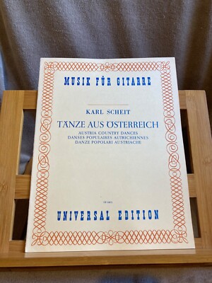Karl Scheit Tänze aus Österreich guitare partition Universal UE 13072 ...