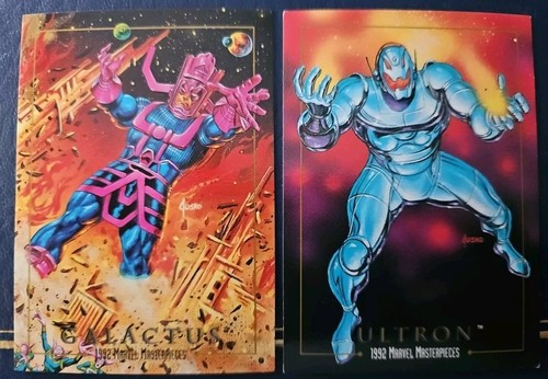 92' MARVEL MASTERPIECES SKYBOX #30 GALACTUS & #98 ULTRON | eBay