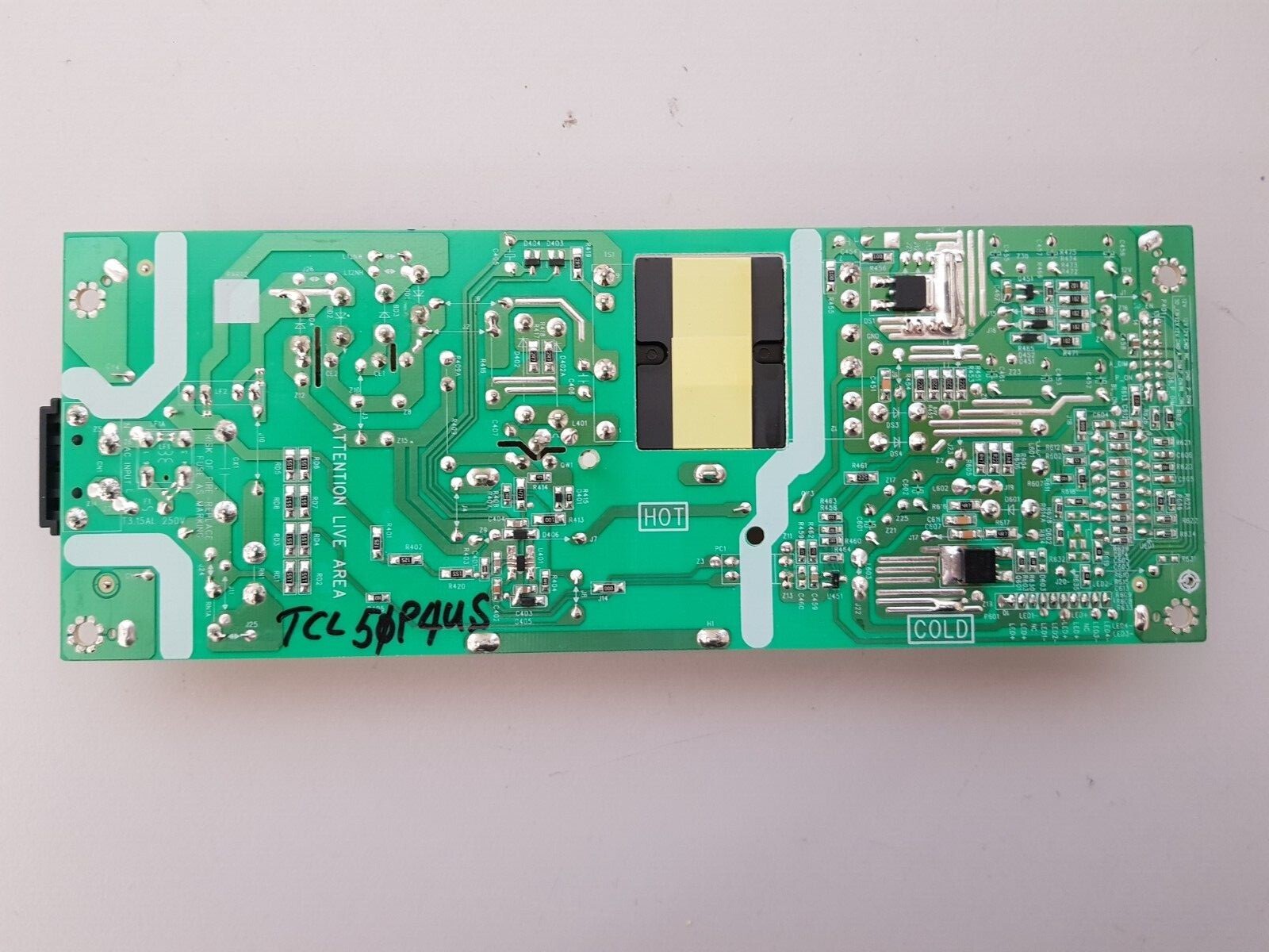 GENUINE TCL 43P8M 50P4US POWER SUPPLY BOARD 08-L12NWA2-PW200AA | eBay