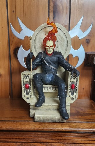Sideshow Collectibles GHOST RIDER On Throne (#222 /300) marvel statue ...