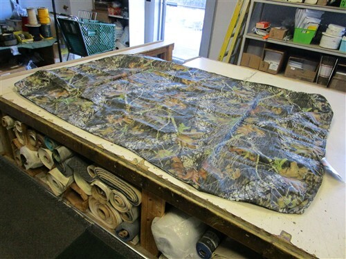 JON BOAT (2009) BIMINI TOP & BOOT CAMOUFLAGE 86" X 58 1/4" DOWCO 43219 ...