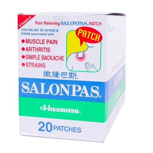 Hisamitsu SALONPAS Pain Relieving Patches - 3 Pack(20 Patches/Pack) | eBay