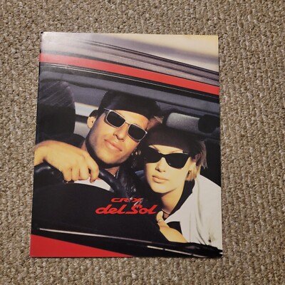 Honda JDM 1996 CR-X Del Sol Catalog Brochure Ad Japan Rare Dolphin Nose ...