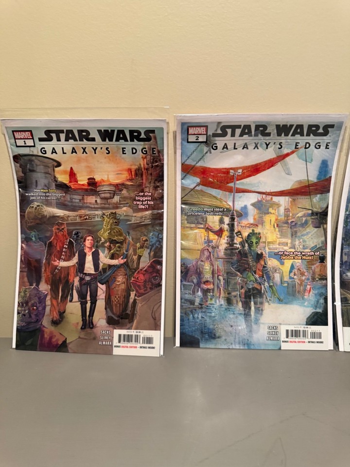 Star Wars Galaxy's Edge #1-4 2019 Marvel Comics Lot Disney Ride | eBay