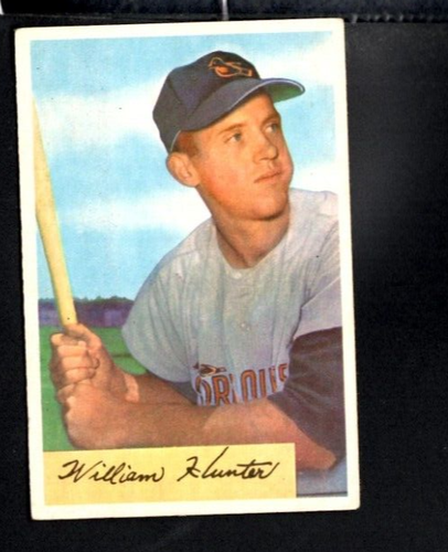 5610* 1954 Bowman # 5 Bill Hunter EX | eBay