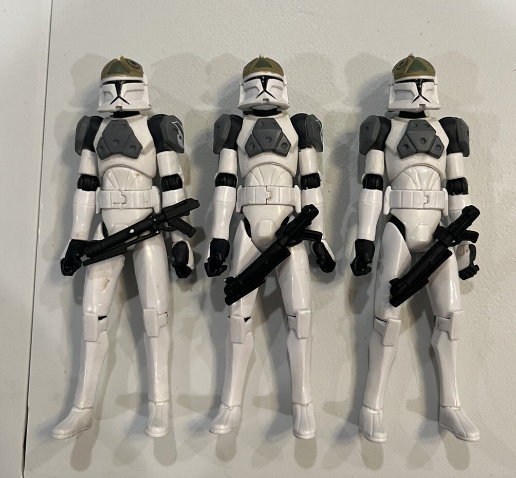 Star Wars The Clone Wars Clone Tank Gunner Action Figure 2008 CW36 ...