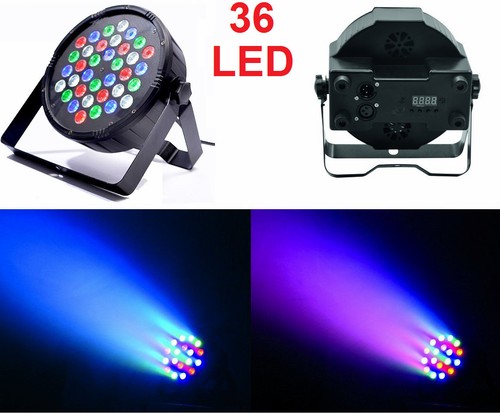 PAR 36 LED strobo,stroboscopica disco discoteca DJ,faro PAR led, DMX ...