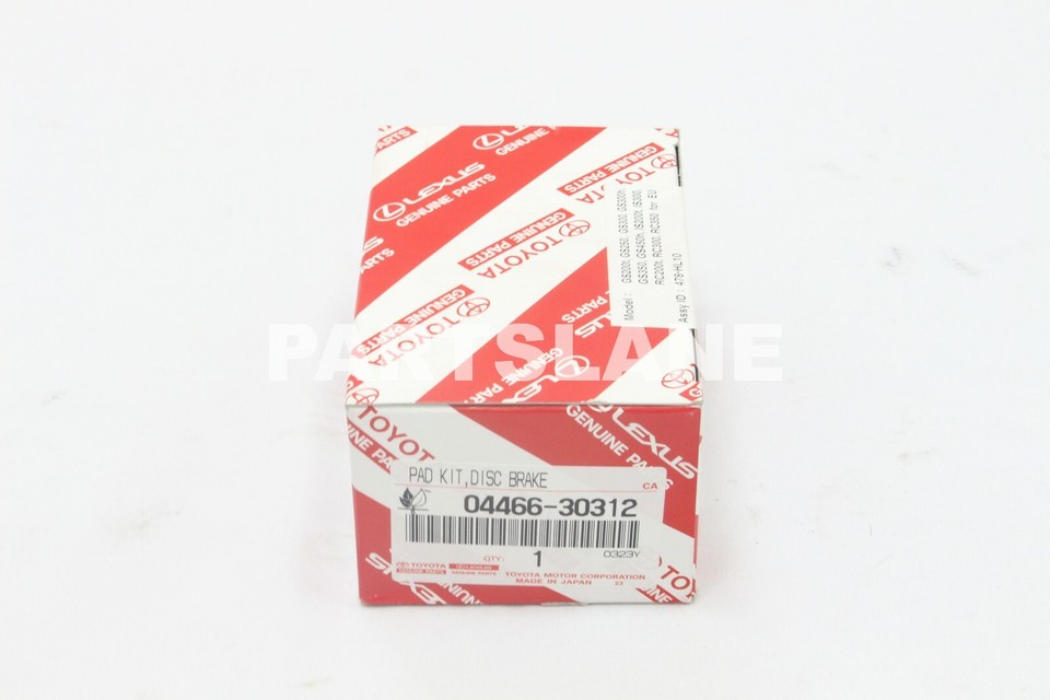 Lexus GS350 IS300 IS350 OEM Genuine Disc Brake Pad Kit 04466-30312 | eBay