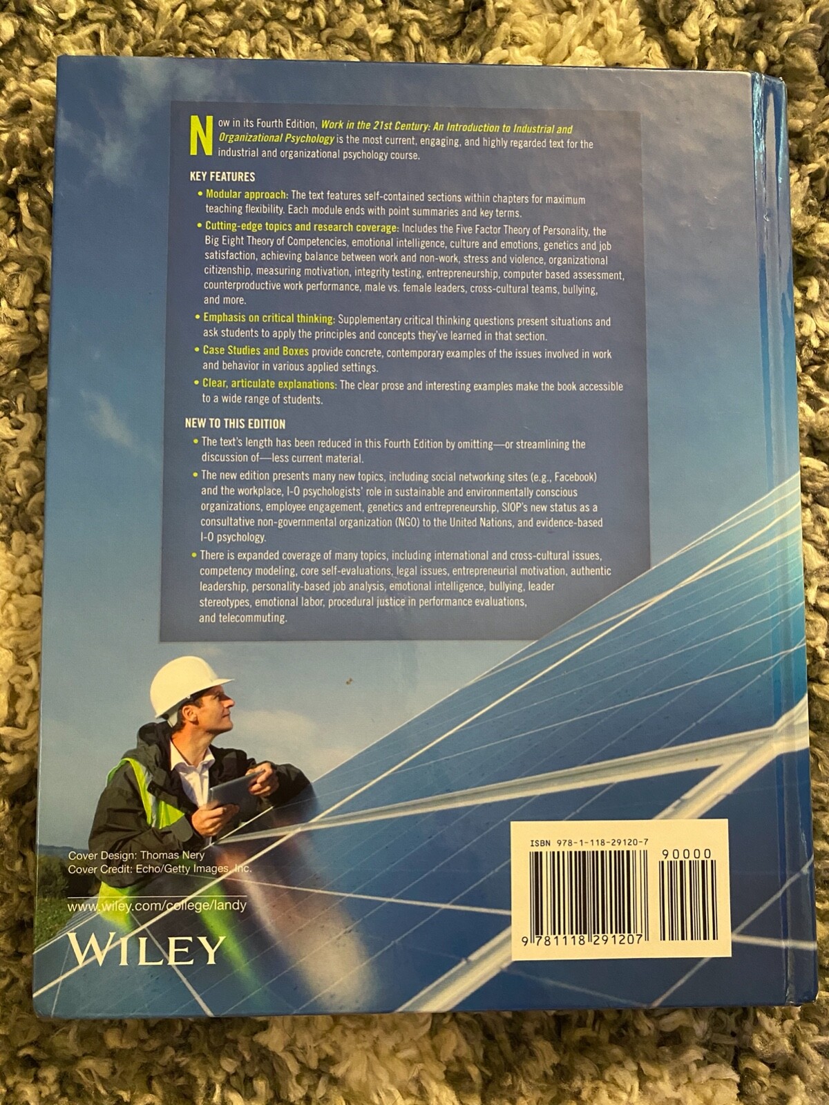 Work in the 21st Century by Frank J. Landy and Jeffrey M. Conte 4th ...