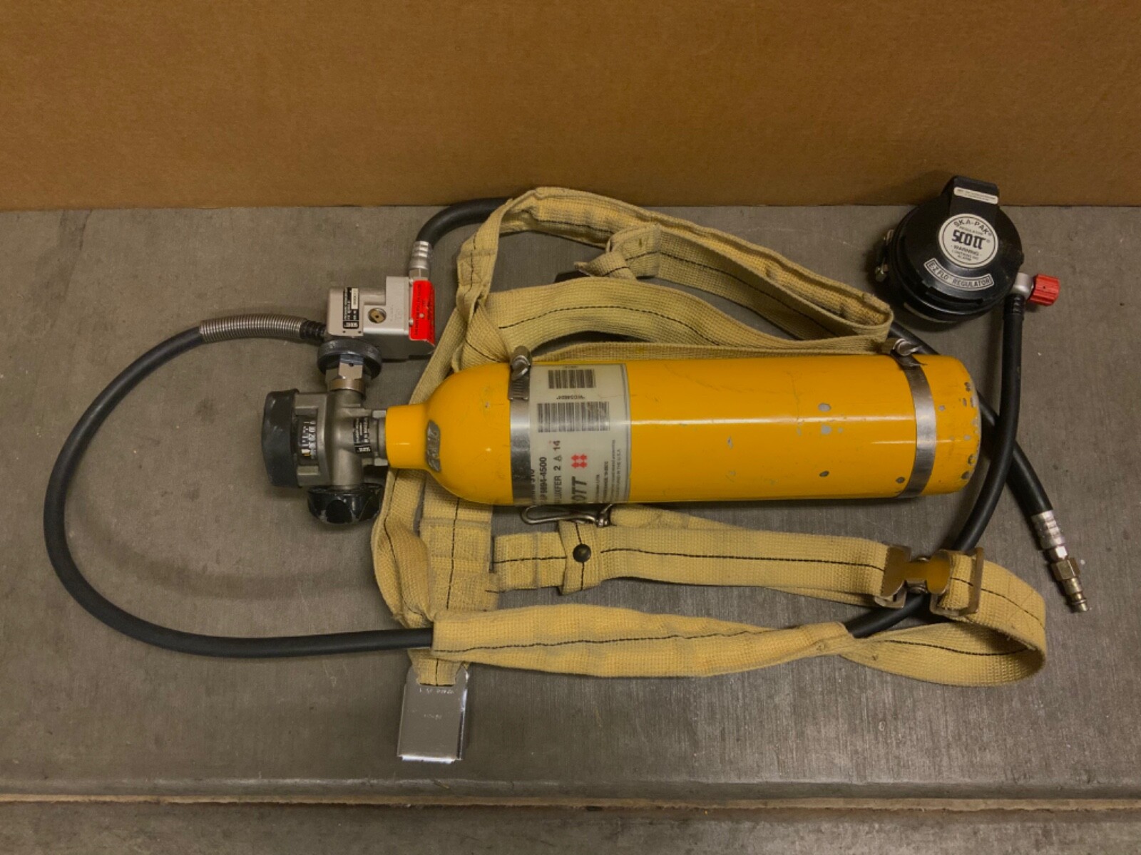 Scott SKA-PAK 4500psi 10min Bottle Cylinder Emergency Escape SCBA SABA ...