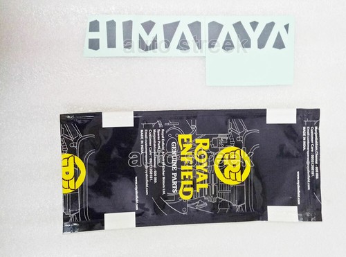 Genuine Royal Enfield Himalayan 411 cc Rear Mudguard Sticker | eBay ...